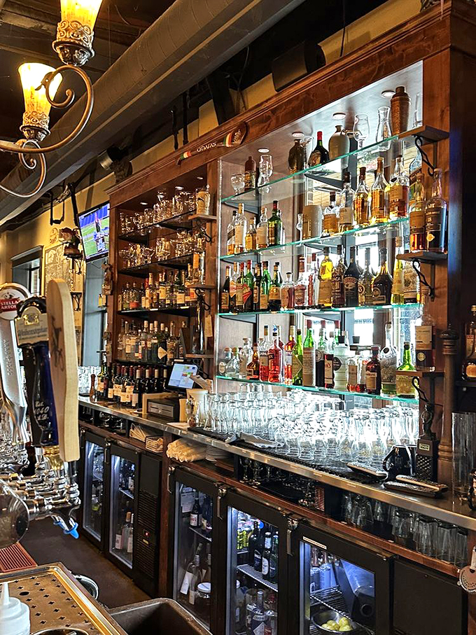 Welcome to the United Nations of booze! This bar's got more passport stamps than your average globetrotter.