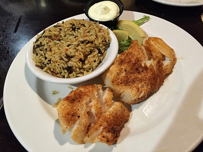 Who says healthy can't be heavenly? This blackened steamed fish is proof that Whitey's can make any seafood sing with flavor. 