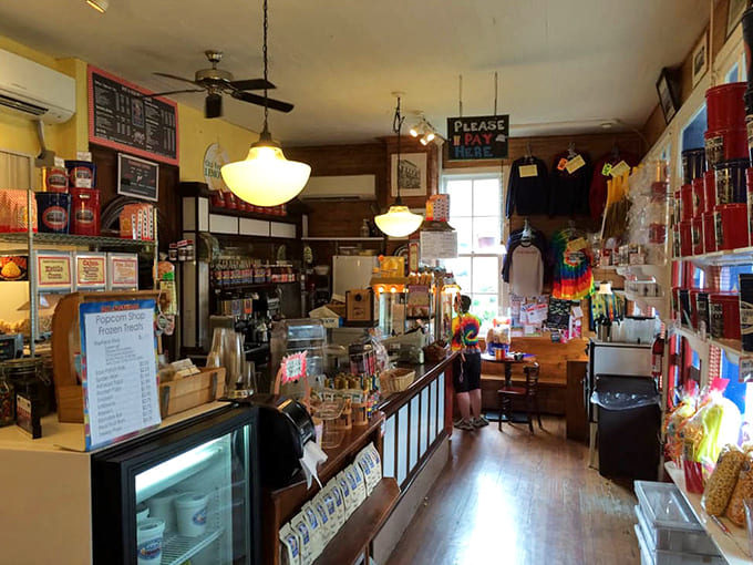 Inside, every surface promises something delicious, like a treasure map where X marks multiple spots of joy.