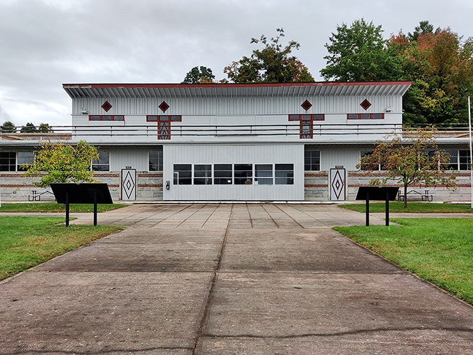 This isn't just a beach house &ndash; it's a time capsule. The CCC's architectural legacy stands proudly, geometric patterns telling stories from the 1930s.