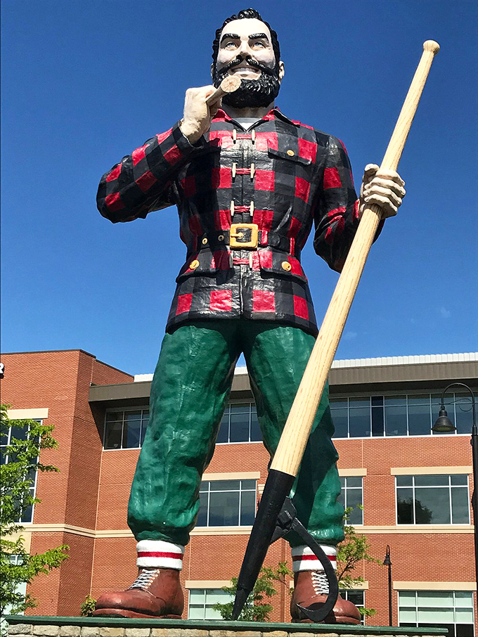 That knowing smile! Paul's detailed face captures the mischievous spirit of America's favorite tall-tale hero, complete with a beard that would make hipsters weep.
