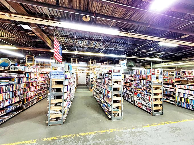 Endless aisles of possibility stretch before you in this book lover's paradise. Getting lost here is half the fun.