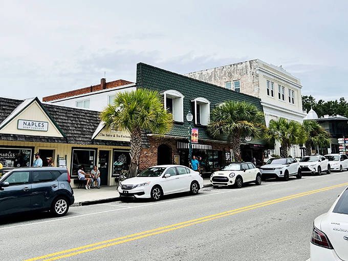 Stroll these brick-lined streets where colorful storefronts house treasures waiting to be discovered &ndash; shopping becomes an adventure, not a chore.