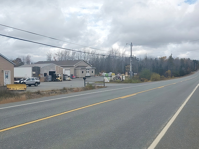 Main Street simplicity &ndash; where small-town charm meets everyday necessities along Surry's quiet thoroughfare.