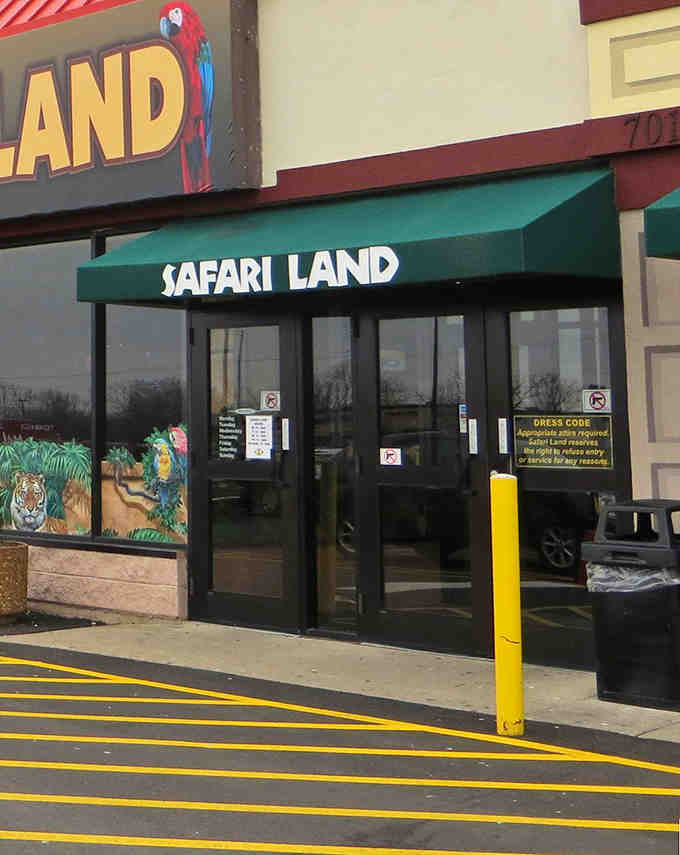 Step through these doors and leave your adult worries behind &ndash; the entrance to Safari Land promises a world where fun trumps responsibility every time.