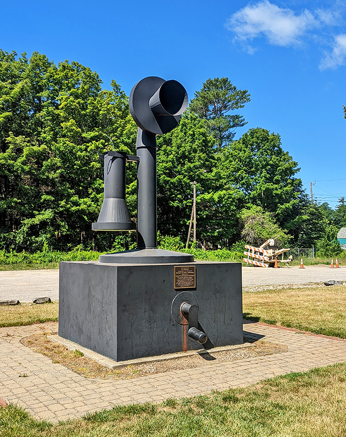 From the front, this 14-foot behemoth looks ready to call the heavens, dwarfing the car passing by like some telecommunications Godzilla.