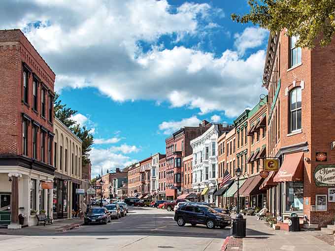 Main Street in Galena looks like someone designed it specifically to make you slow down and actually enjoy life.