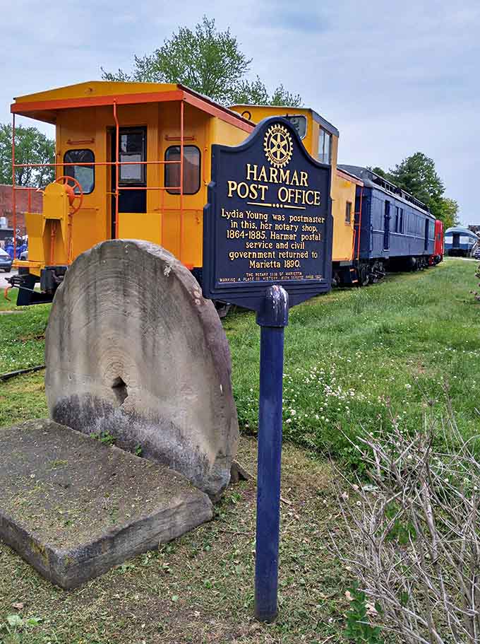 Lydia Young's legacy lives on at the Harmar Post Office, where history and postal service merged in a charming railway car.