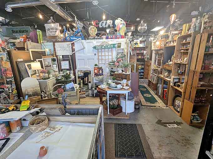 Step inside and the treasure hunt begins &ndash; every nook and cranny filled with vintage finds that whisper stories from decades past.