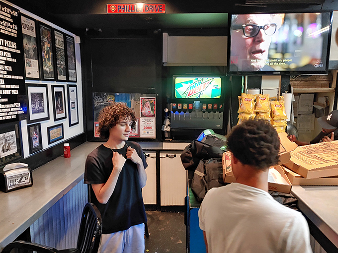 Where sports memorabilia meets mouthwatering aromas, Mr. Z's interior invites you to settle in for a feast worth remembering.