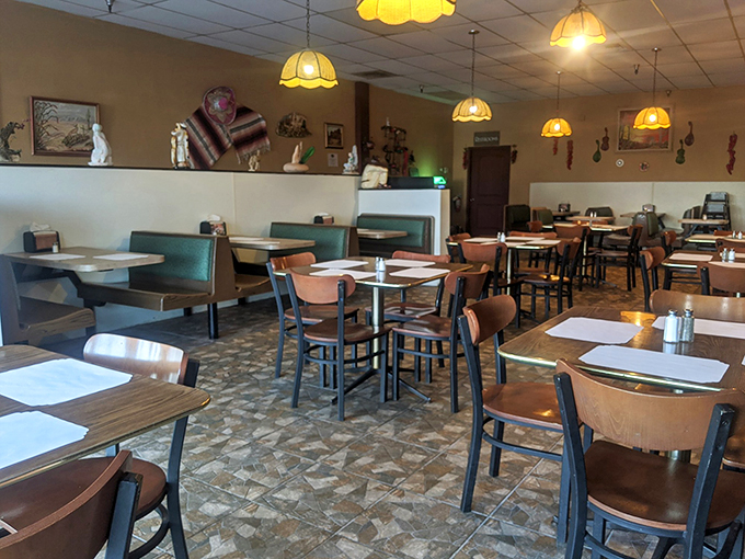 Step into a time capsule of Southwestern charm. With warm lighting and cozy booths, Casa Palomino feels like your abuela's dining room&mdash;if abuela had a flair for retro chic.