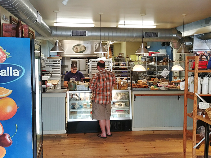 Behind the counter, baking magic happens in plain sight &ndash; like watching a delicious Broadway show where you get to eat the performers.