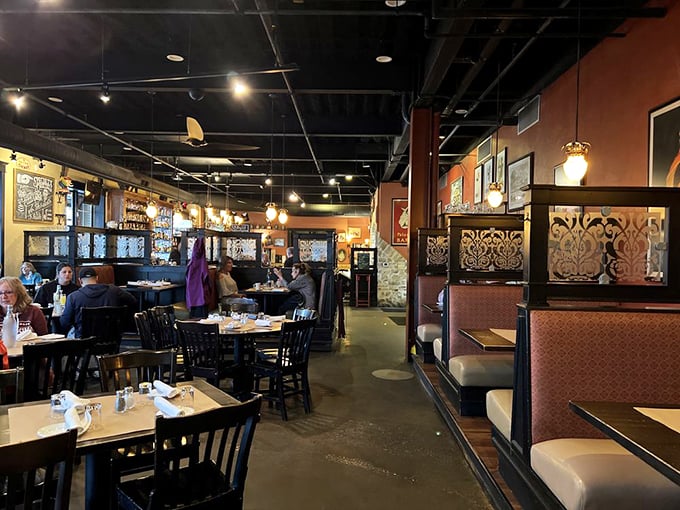 Cozy elegance meets old-world charm. Cafe Sant&eacute;'s interior feels like the living room of that worldly aunt who always brings back the best souvenirs.