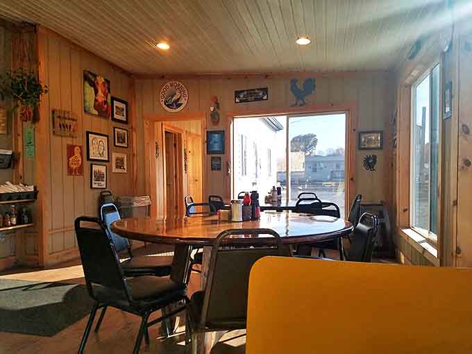 2. interior restaurant
Wood-paneled walls and simple round tables create the feeling of breakfast at a friend's house &ndash; if your friend happened to be a breakfast wizard.