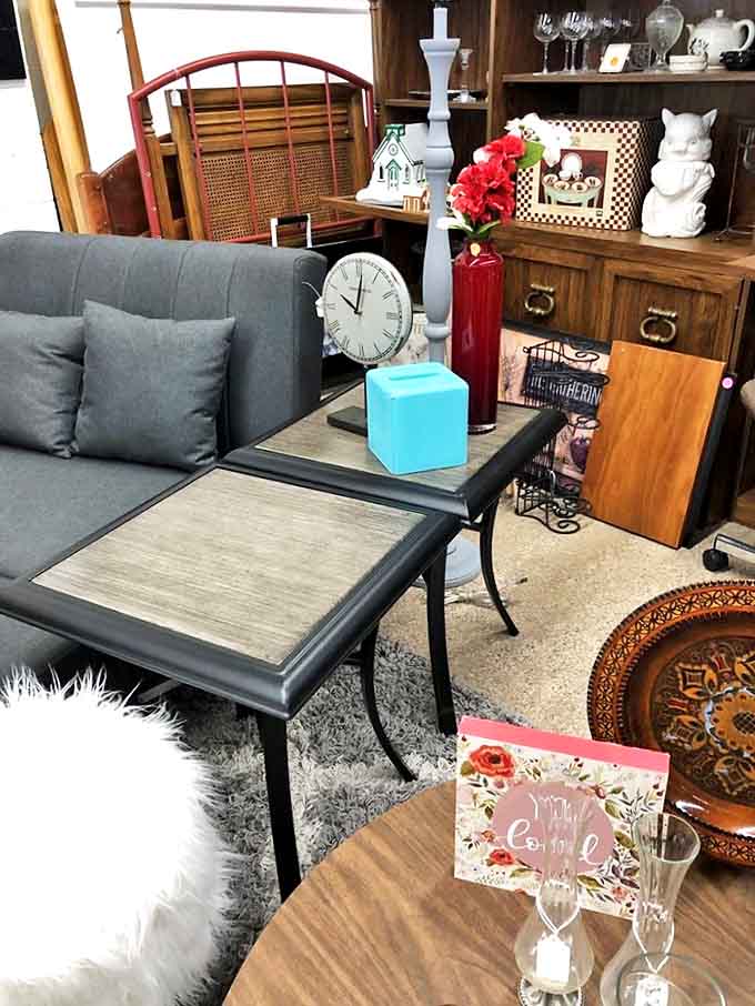 When your living room furniture doubles as the merchandise, you know you've found a store that takes "try before you buy" seriously.