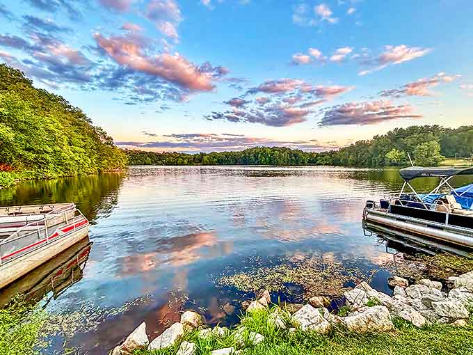Calm waters invite reflection, both on the surface and within yourself. Lake Logan's serenity is the perfect antidote to chaos.