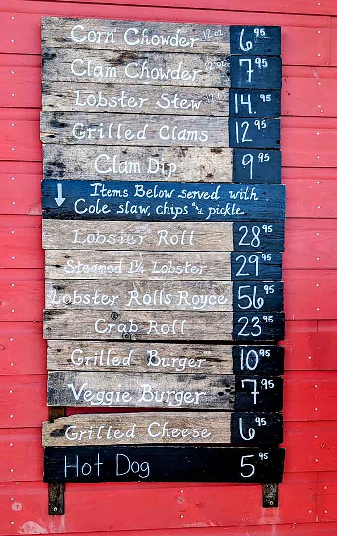 Simple menu, extraordinary results: when your ingredients are this fresh, you don't need to get fancy with the offerings.