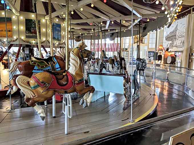 This isn't just a museum piece &ndash; it's a working carousel where memories are made daily to the tune of calliope music.