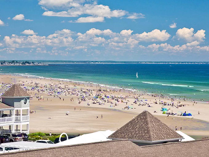 Beach day perfection! Miles of soft sand meet the Atlantic under a sky so blue it looks Photoshopped.