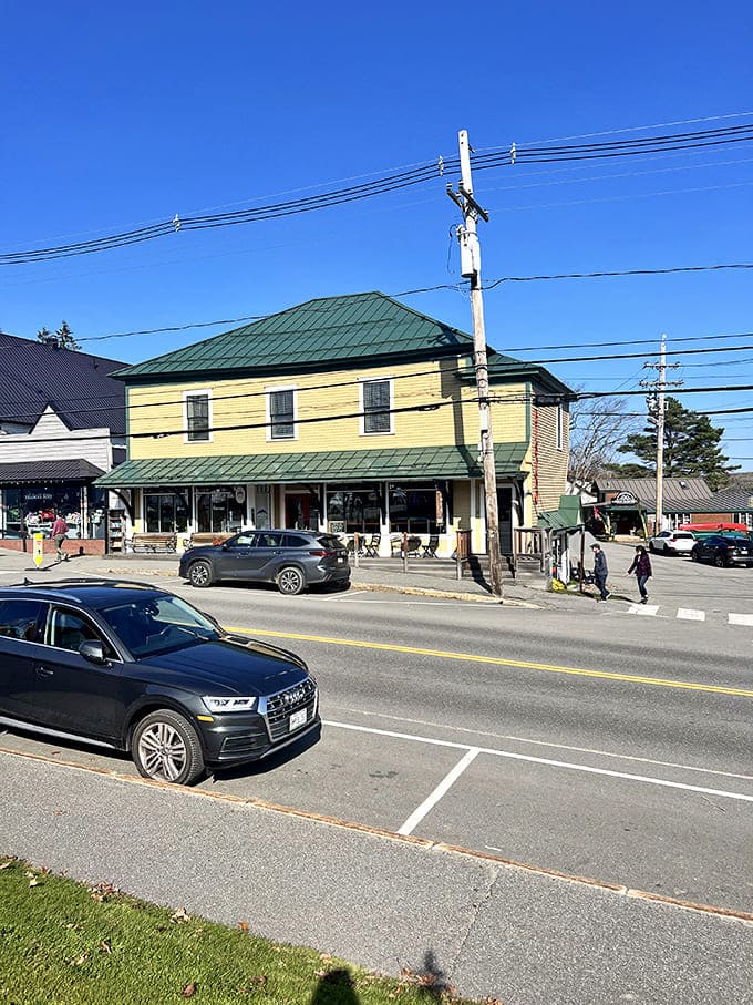 Downtown Rangeley keeps things refreshingly real, no chain stores or corporate sameness, just authentic small-town Maine character.