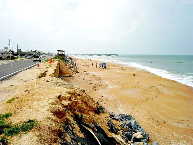 Flagler Beach showcases A1A at its most dramatic &ndash; where the road clings to the coastline like it's afraid of missing the view.