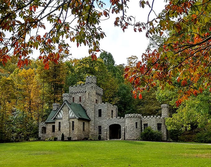 That moment when you realize Ohio has better castle views than some European countries, and you didn't even need a passport.