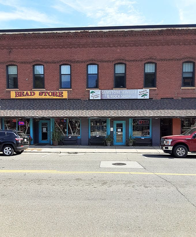 Downtown's historic brick buildings create a streetscape that looks like it escaped from a gentler era, beautifully preserved and still thriving.