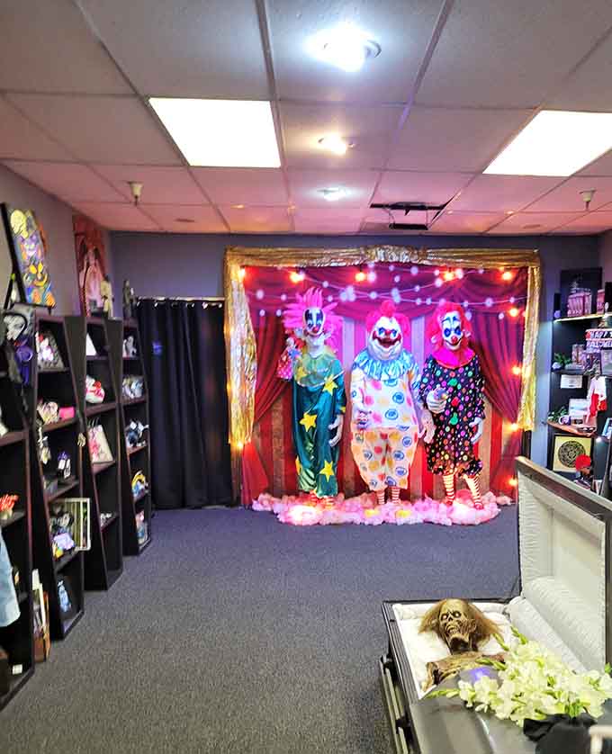 These grinning clowns prove that not all nightmares wait until you're asleep to make an appearance in your life.