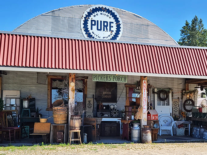 The "Picker's Porch" isn't just a clever name, it's your first hint that serious treasure hunting awaits beyond those welcoming doors.
