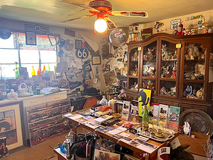 Every nook and cranny tells a story at the trading post, where decades of Americana create a treasure hunter's paradise of nostalgia and discovery.