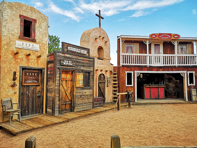 This ain't Hollywood's version of the West &ndash; it's a lovingly crafted replica where every weathered board tells a story of frontier grit.