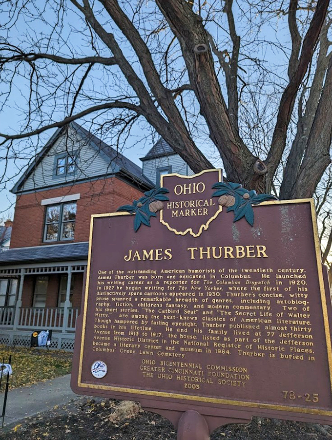 Writer's block, begone! Thurber's spirit lingers in every nook, inspiring visitors with a dash of whimsy and wit.