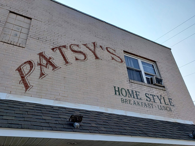 Patsy's: Where the writing's on the wall, and it's spelling out "home-style comfort" in big, bold letters.