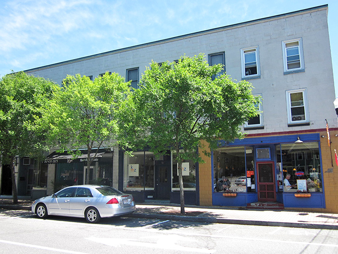 Downtown Kittery's tree-lined streets blend historic architecture with modern boutiques, creating a shopper's paradise with New England character.