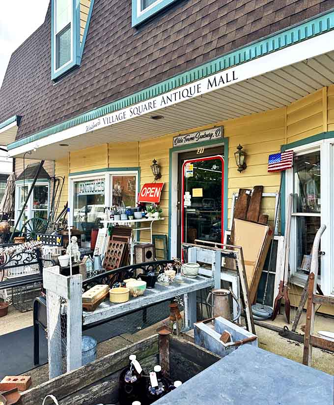 Step through these doors and prepare to lose track of time &ndash; the "OPEN" sign is your portal to a wonderland of nostalgia.