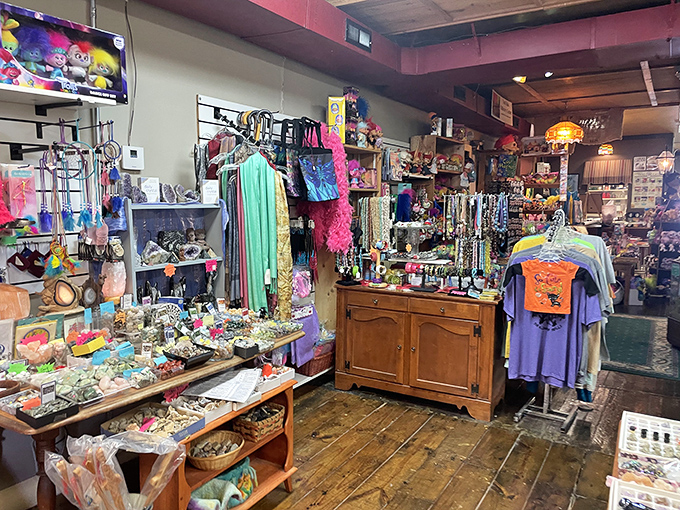 Step into the gift shop and prepare for sensory overload &ndash; every shelf bursting with troll treasures and colorful memorabilia.
