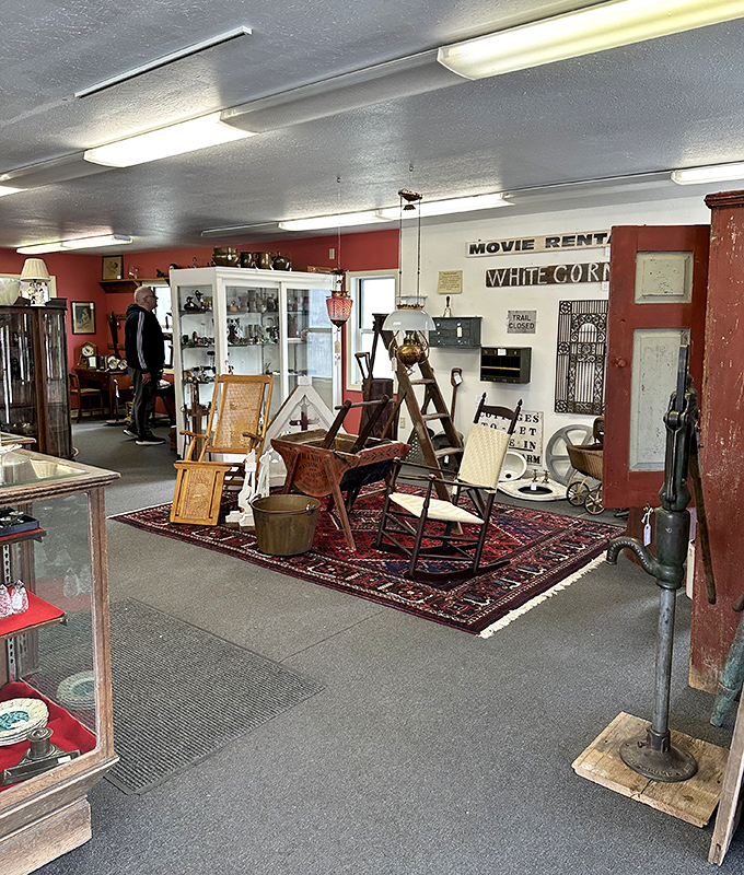 Step inside and the treasure hunt begins! This isn't your grandmother's antique shop &ndash; unless your grandmother had impeccable taste and a slight hoarding tendency.