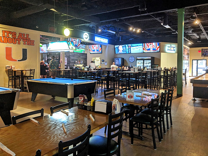 Where sports fans feel at home &ndash; multiple screens, comfortable seating, and that unmistakable "big game" energy fill Beef's welcoming interior.