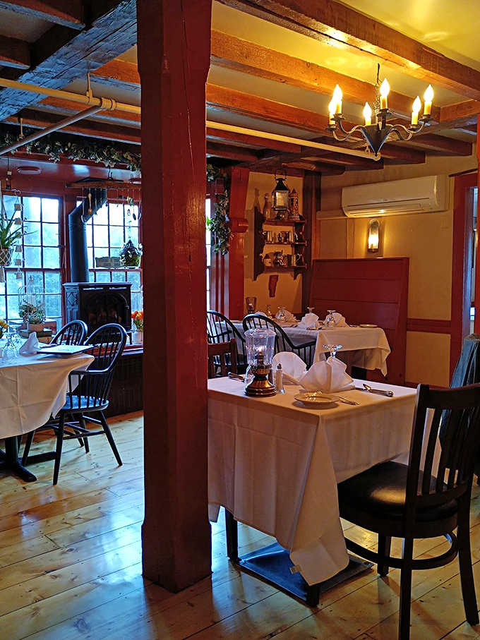 Step inside and travel back in time &ndash; exposed beams, candlelight, and white tablecloths create an atmosphere where history and fine dining dance together perfectly.