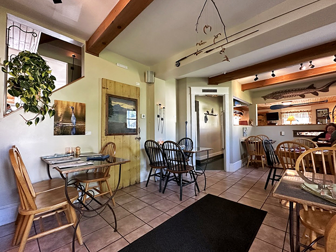 Step inside and you'll feel like you've wandered into a cozy New England living room&mdash;if that living room happened to serve Michelin-star worthy food!