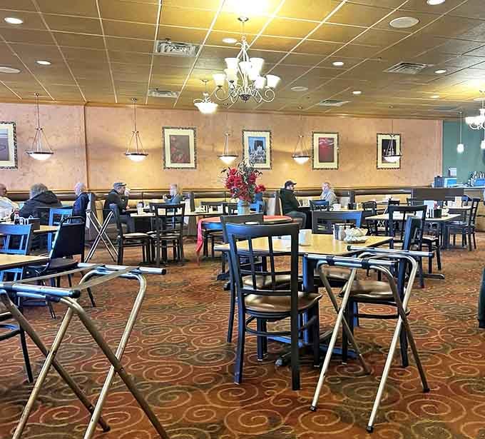 Spacious enough to host your entire extended family reunion without anyone fighting over elbow room or the last piece of bacon.