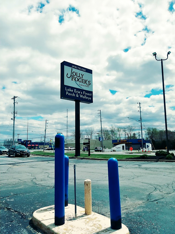 Lake Erie's finest catch, served with a side of laid-back charm. It's like a beach vacation on a bun!