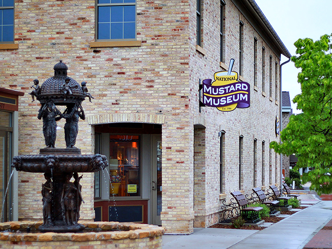 Condiment heaven! This brick building holds more flavor than a thousand hot dogs could handle.