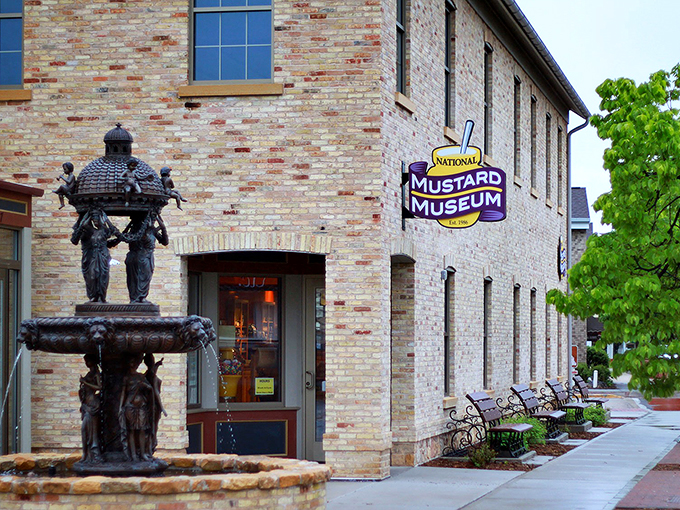 Condiment heaven! This brick building holds more flavor than a thousand hot dogs could handle.