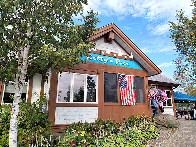 Blue awnings and sweet dreams! Betty's Pies is where nostalgia meets your taste buds for a dance party of deliciousness.