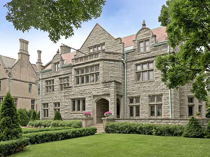 The Pillsbury Castle Project showcases magnificent stonework and classic castle elements, including a dramatic turret that speak to Minnesota's rich architectural heritage.