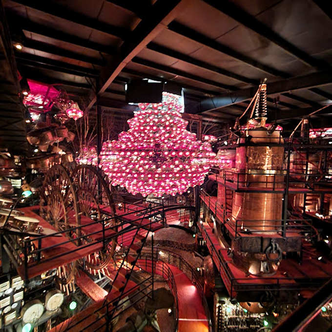 Step into a world where "normal" took a vacation. It's like Alice's Wonderland got a Midwest makeover!