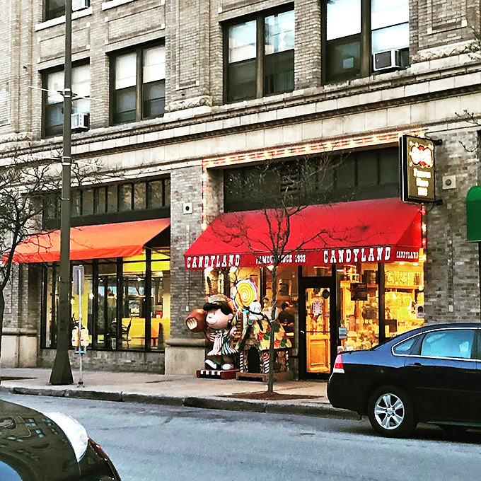 Where nostalgia meets tooth decay in the best possible way. The storefront is like a portal to your sweetest childhood memories.