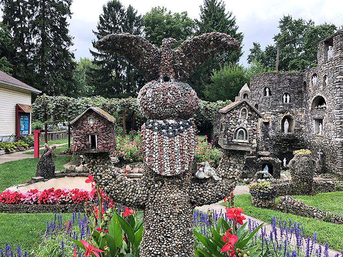 Who needs Legos when you've got limestone? This whimsical wonderland in Springfield is what happens when a rock collector goes off the deep end &ndash; in the best way possible. From tiny temples to petite palaces, it's a testament to one man's stony determination to turn pebbles into a panorama of possibility.