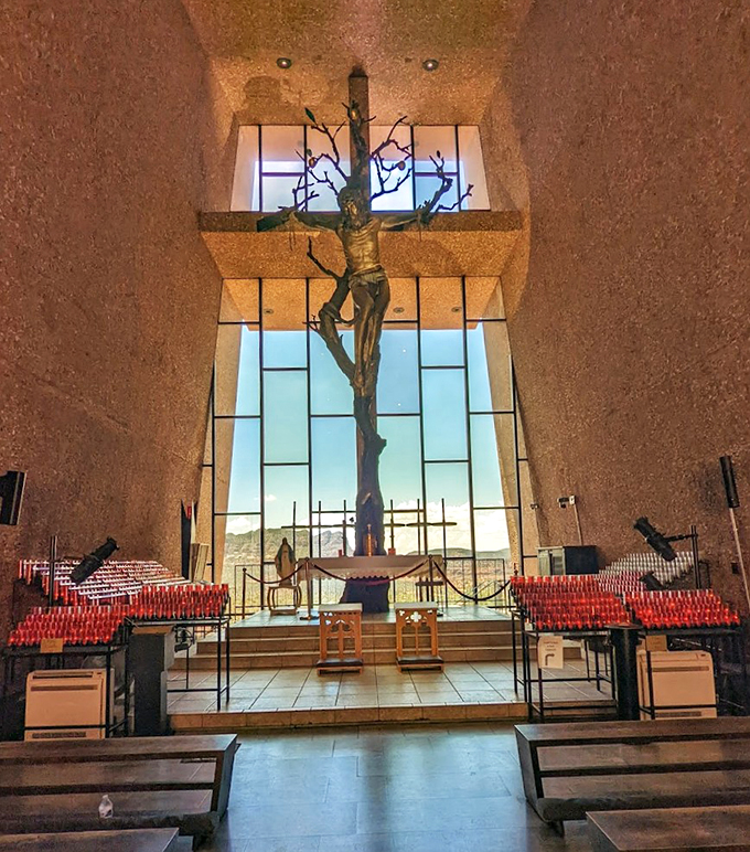 This crucifix is a sight to behold!